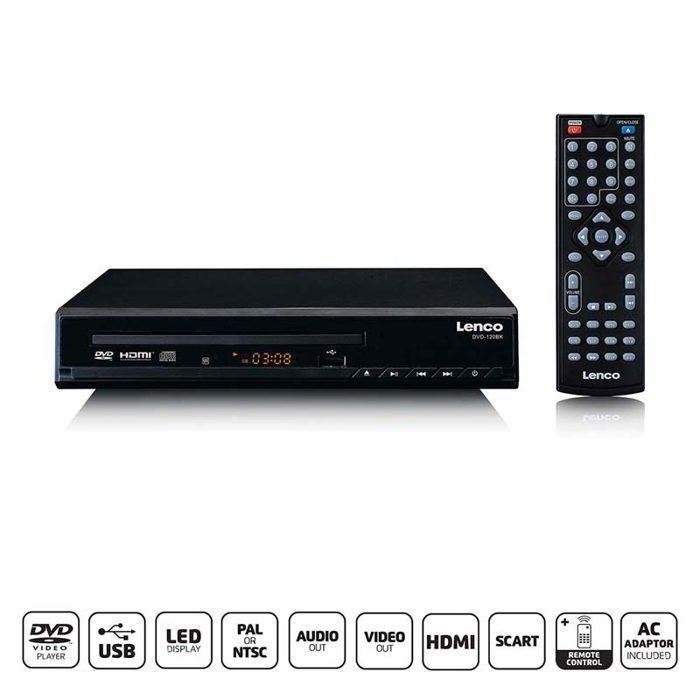 Lenco DVD-120BK - Lecteur DVD avec HDMI et télécommande - Cdiscount TV ...