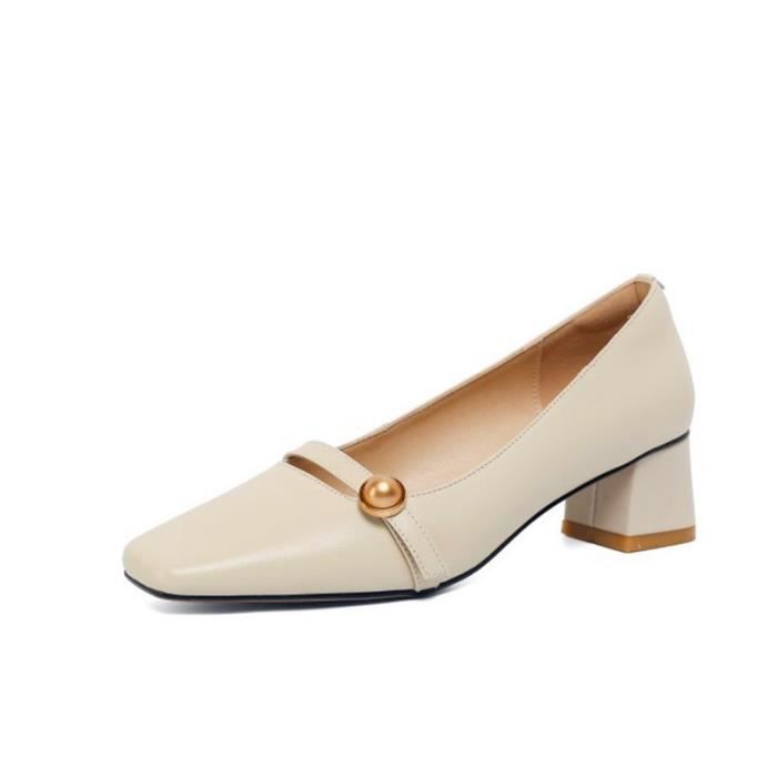 Femme Escarpin Haut Aiguille A Enfiler Chaussures Mariage Soiree ...