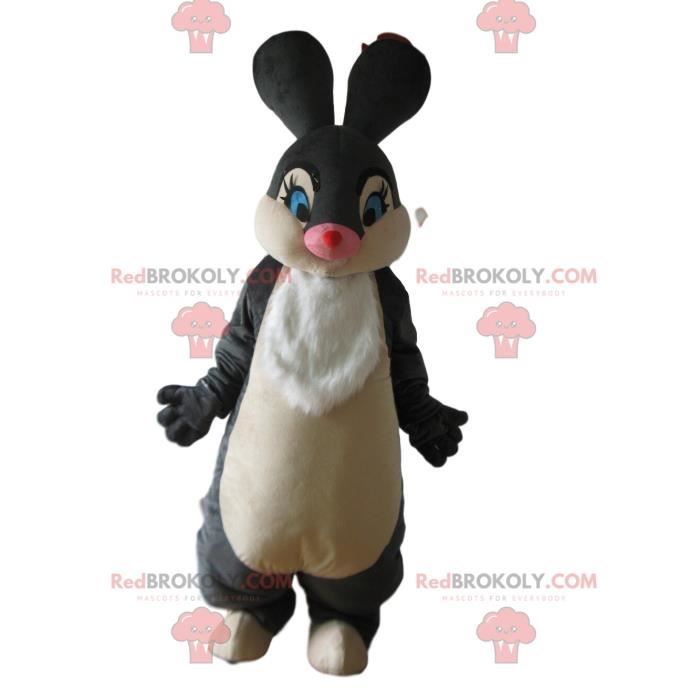 Mascotte de lapin gris et blanc, de Pan-Pan le lapin dans Bambi ...