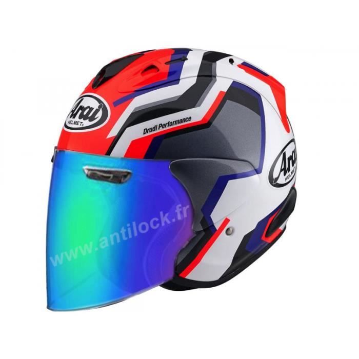 ARAI JET SZ-R VAS RSW TRICO AVEC VISIÈRE MIROIR VERT - Cdiscount Auto