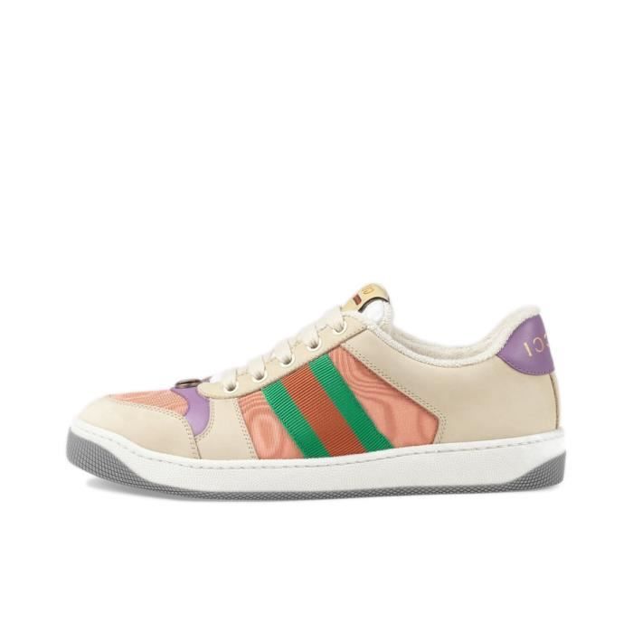 Chaussure Gucci Basket 2021 Sneakers Pas Cher Femme Homme Blanc ...