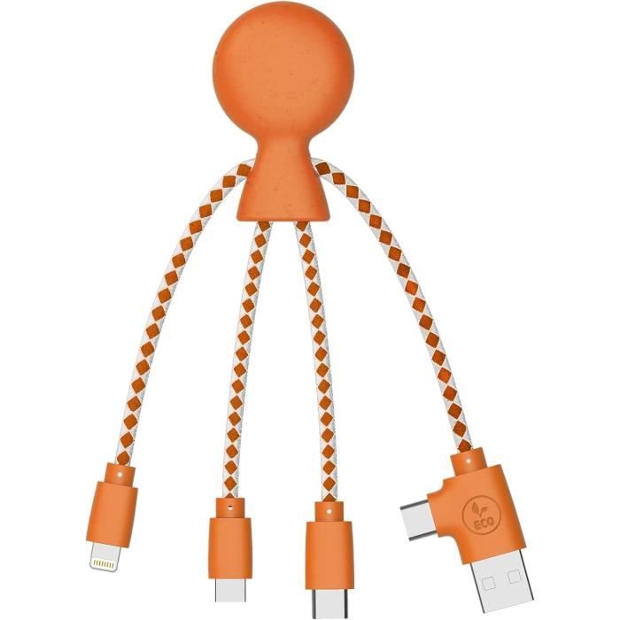Câble Multi Usb 4 En 1 En Forme De Pieuvre - Chargeur Universel En ...