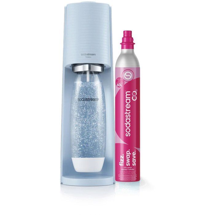 Eau Petillante Bouteille Bleu