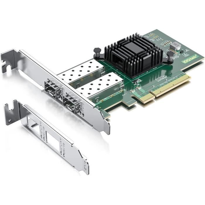 10Gtek Carte Réseau 10GbE PCIE pour Intel X520-DA2- X520-SR2-82599ES ...
