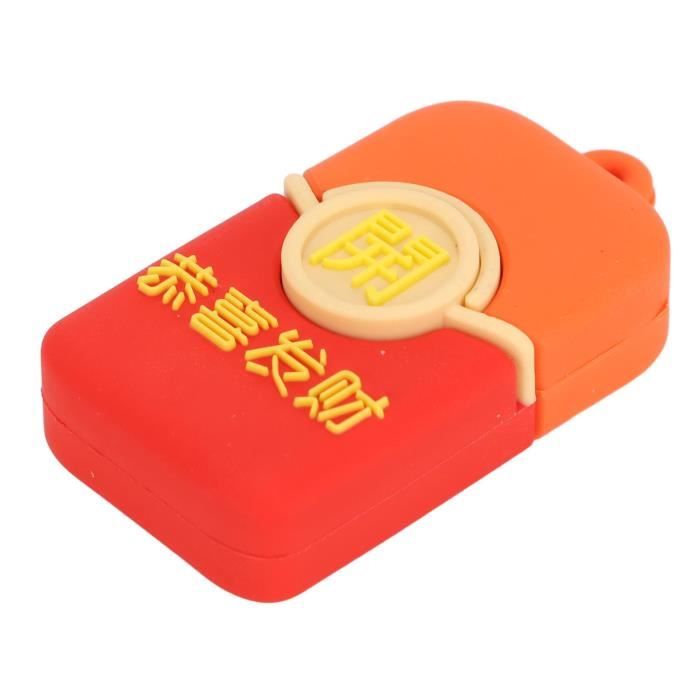 TMISHION Clé USB Flash Drive PVC Red Style USB 2.0 Standard Hot Swap ...