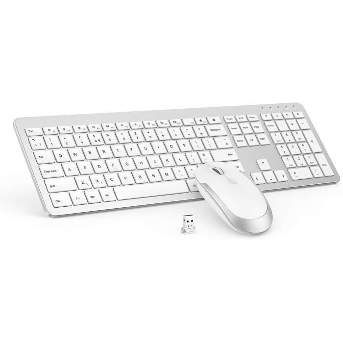 Ensemble Clavier Et Souris Sans Fil – Clavier Et Souris Sans Fil Fin ...