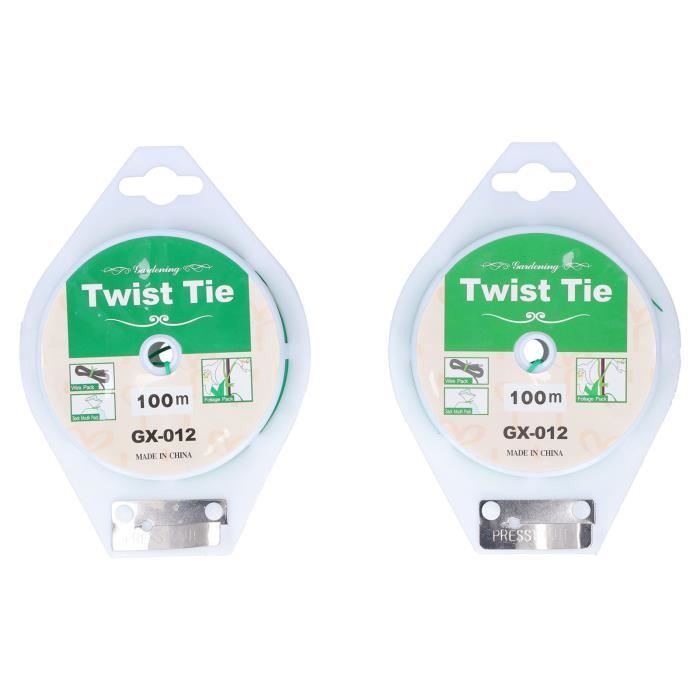 Attache de câble de jardin 2pcs - ZERONE - Attache de Plante - PVC ...