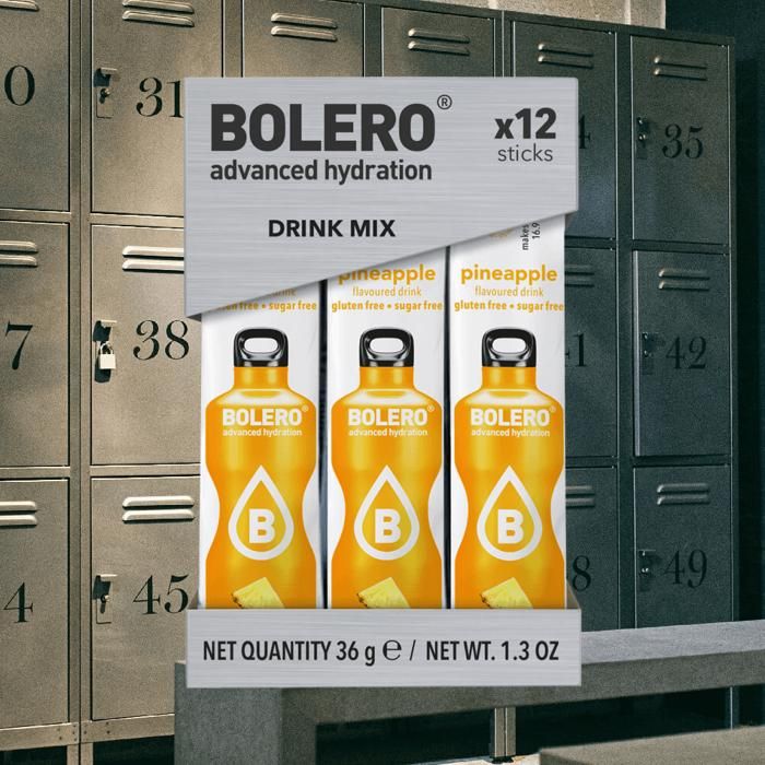 Bâtons 12x3g Ananas Bolero Boisson Energetique pour le Sport ...