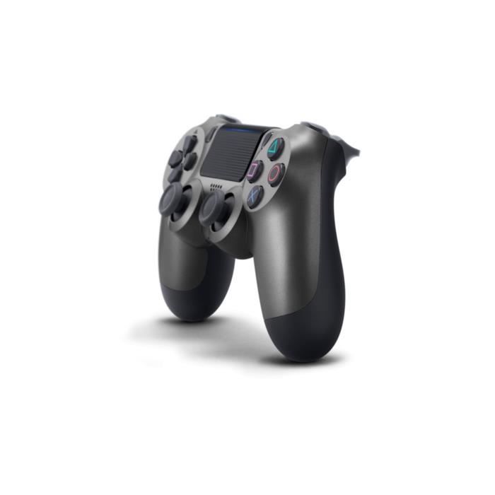 Manette PS4 DualShock 4.0 V2 Steel Black - PlayStation Officiel ...