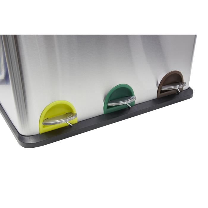 Arregui Step Bin CR705-45L Poubelle de recyclage avec pédale d ...