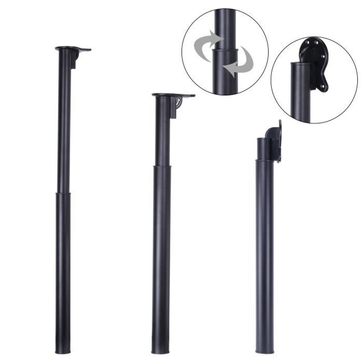 Jeu de 4 Pieds de table, Réglables en Hauteur, Relevables et ...