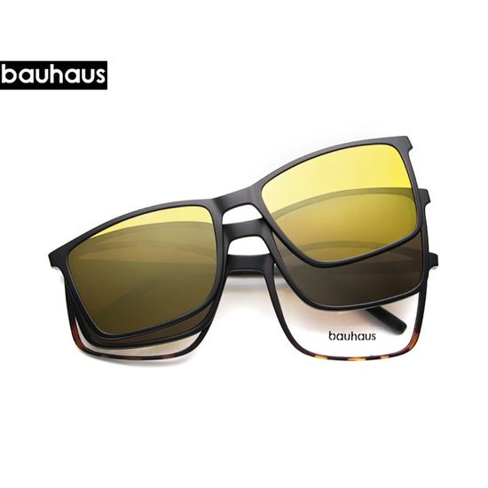 Lunettes de soleil polarisées pour hommes,verres plats magnétiques,à ...