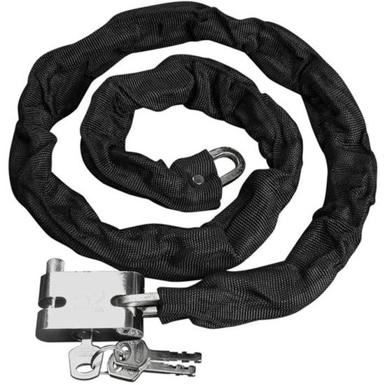 Chaîne antivol antivol Roue de vélo Serrure Casque serrures pour vélos ...