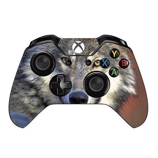 Skin Stickers pour microsoft xbox one controller (Sticker : Wolf ...