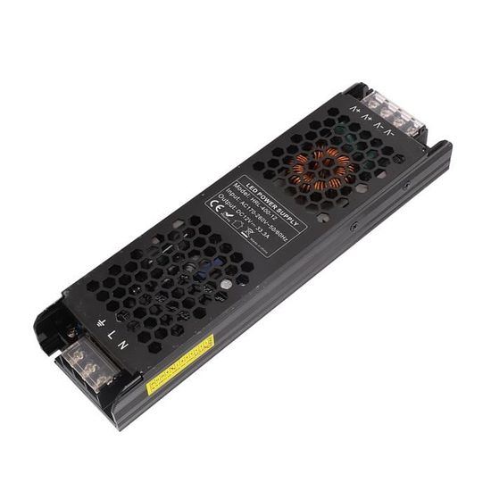 GOTOTOP Alimentation à LED Alimentation à découpage à tension constante ...