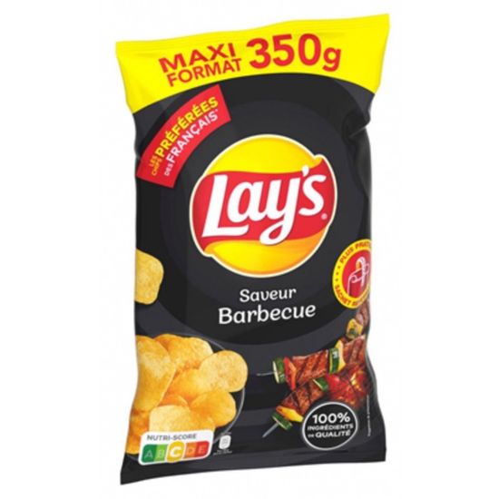 Chips Lay's saveur Barbecue 350g/Sachet 2 sachets - Cdiscount Au quotidien