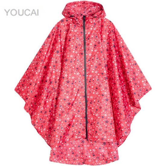 Cape de Pluie Imperméable avec Capuche, YOUCAI, pour Camping Randonnée ...