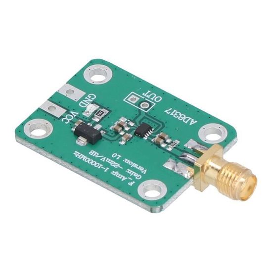 Qiilu Compteur de puissance RF Détecteur logarithmique AD8317 -55dBm à ...