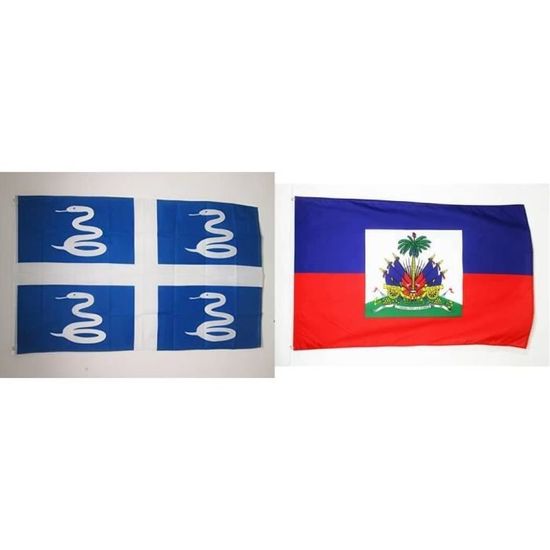 Drapeau Martinique 150X90Cm - Drapeau Martiniquais - France 90 X 150 Cm - Drapeaux & Drapeau ...