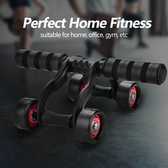 VINGVO Exerciseur abdominal 4 roues Fitness Ab Roller Workout System ...