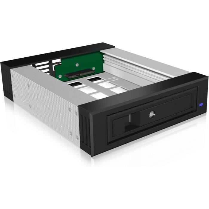IB-129SSK-B Rack Mobile en Aluminium pour Disque Dur 3,5"-2,5'' SAS ...
