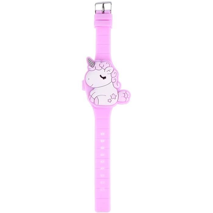 Montre Licorne pour Petites Filles Cartoon Clamshell Design Kids ...