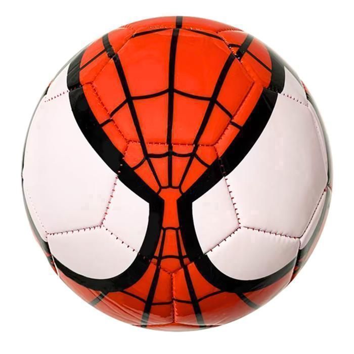 Ballon Enfant Football Spider Man Rouge - Balle Foot Héros Marvel ...