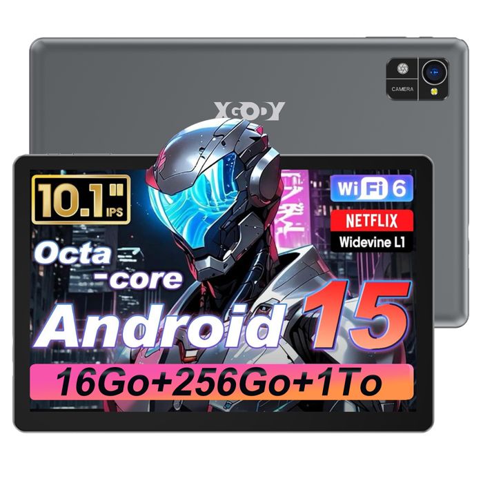 Tablette Tactile N02 Android 15 16 Go + 256 Go(1To Extensible) 10 ...