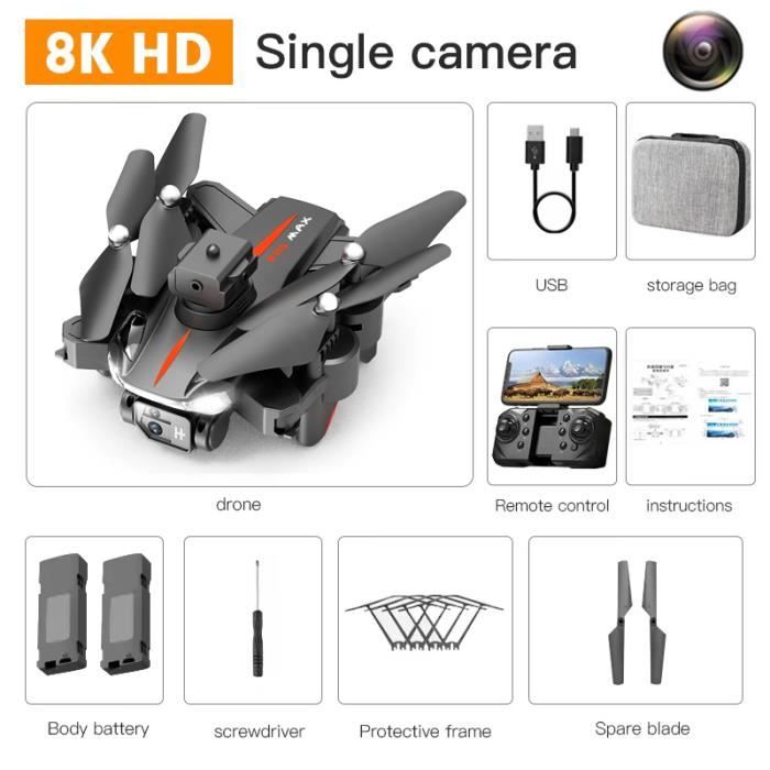 BK Simple 8K-2B-Drone 8K 5G GPS UAV Professionnel HD, Photographie Aérienne, Évitement d ...