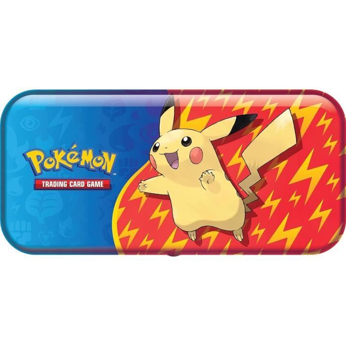 Boîte à crayons Pokémon - Marque Pikachu - Modèle 2023 - 2 boosters JCC ...