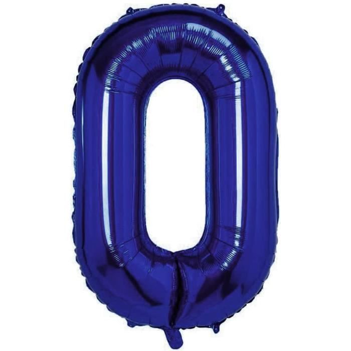 Jukyl Ballon numéro bleu foncé 105 cm géant ballon Mylar grand idéal ...