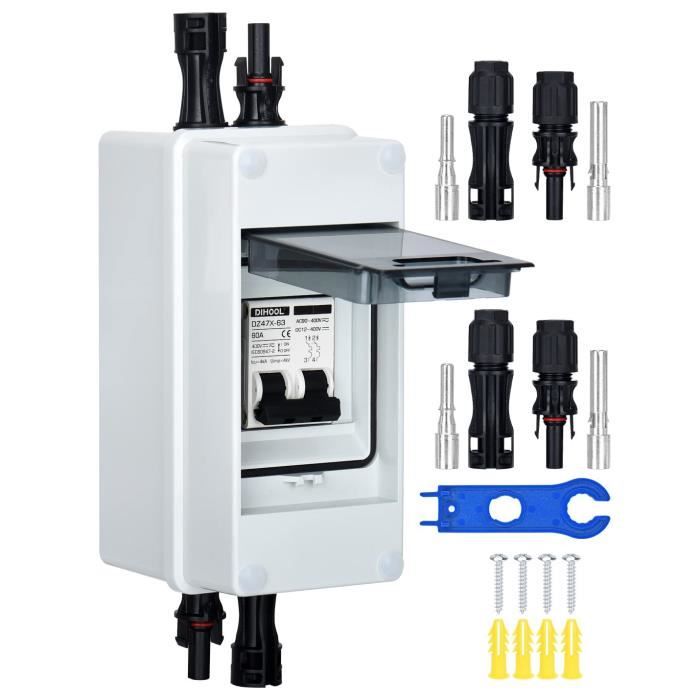 Disjoncteur Cc Pv - Disjoncteur Automatique - 2 Pôles - 60 A - 12 V (12 ...