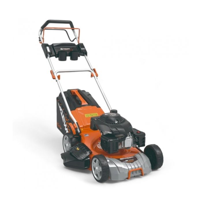 Tondeuse thermique autotractée 150cc 46cm coupe mulching DAEWOO ...