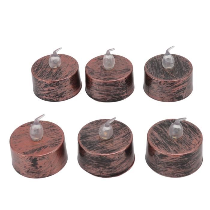 Bougies à LED Bougies Chauffe-plat, 12pcs Bougies LED Allume des ...