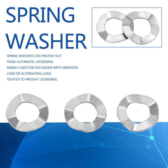 Rondelle ondulée M14 10 pièces en acier inoxydable vague rondelle joint ...