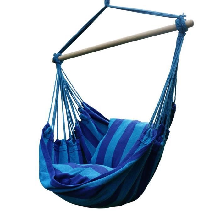 Hamac - balançoire chaise balançoire w / 2 oreillers pour jardin ...