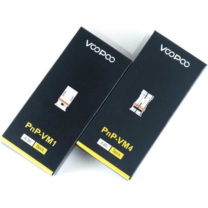 Ridgetube Résistance Pnp Pour Vinci (X5) - Résistances - Pnp Vm4 - 0,6 Ohm Sans Nicotine Ni ...