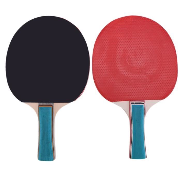 Professional Ping Pong Paddles Wood Rubber Table Tennis Racket ...