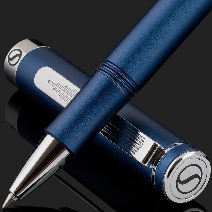 Scriveiner Roller EDC Stylo de luxe, Stylo de poche lourd avec finition ...