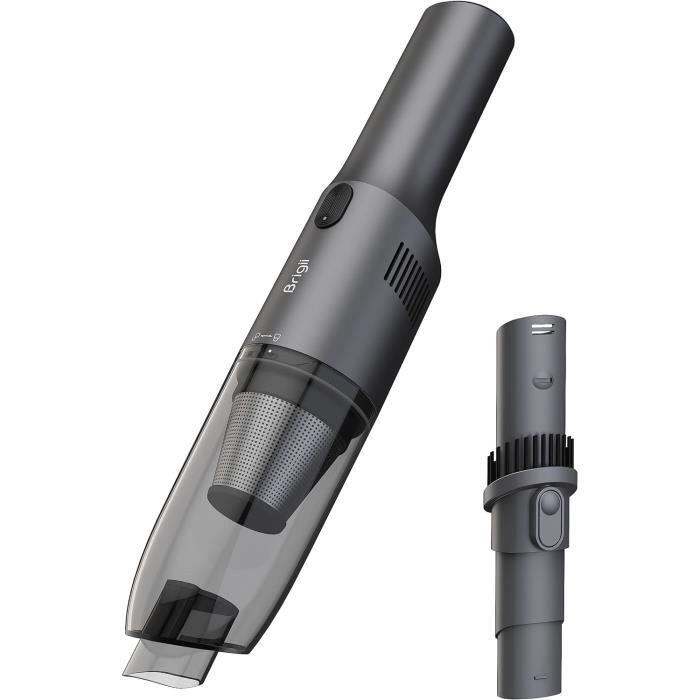 Aspirateur plat avec moteur sans balais, mini aspirateur à main sans ...