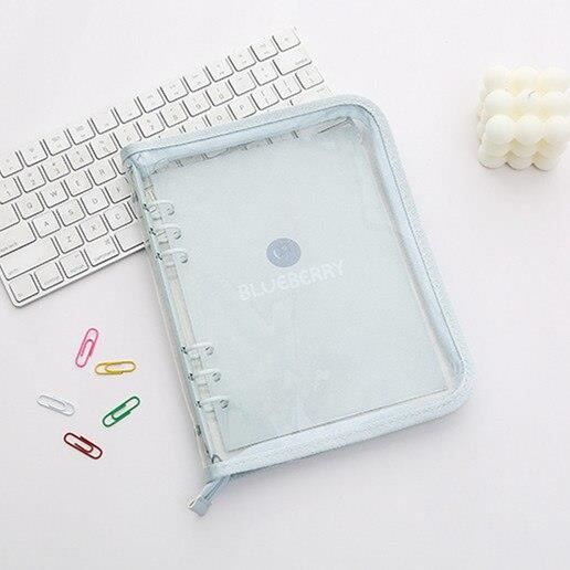 CAHIER,MKBB-A6--classeur mignon A5-A6 à fermeture éclair, carnet de ...