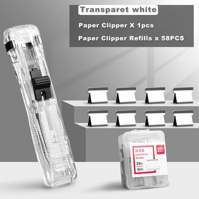 Agrafeuse,white Package A--Pince À Papier A4 Manuelle, Avec Recharges ...