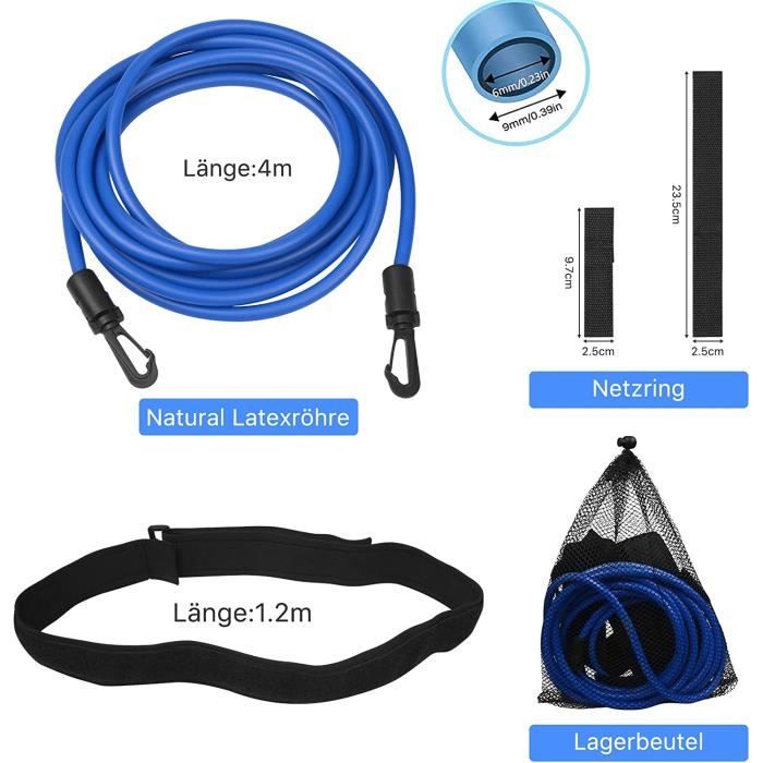 Résistance Elastique de Nage, 4M Elastique de Nage Piscine, Ceinture de ...