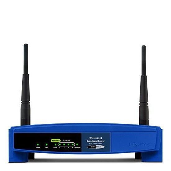 Linksys WRT54GL Routeur sans fil Wifi 54G Open source avec switch 4 ...