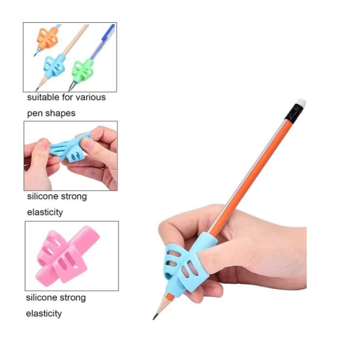 Grippies Aide écriture Guide Doigt Ergonomiques Grips Aide Ergonomique ...