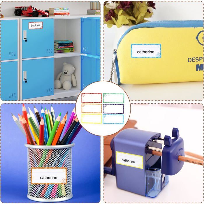 Étiquettes Autocollantes Personnalisées Scolaires Étiquettes Adhésives ...