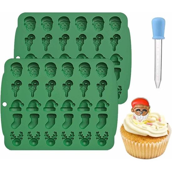 Moules De Noël En Silicone | Moule À Pâtisserie En Forme De Chaussette ...