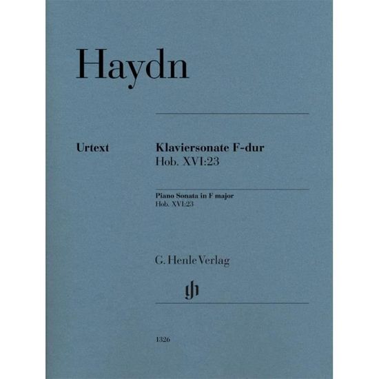 Piano Sonata in F major Hob. XVI:23, de Franz Joseph Haydn - Recueil ...