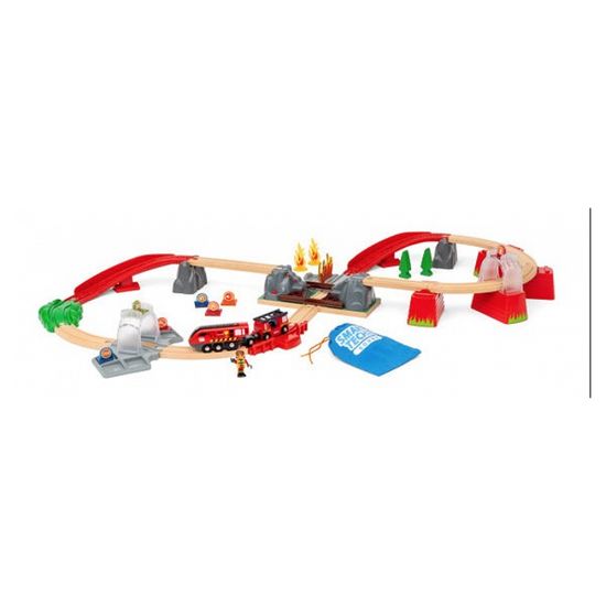 Circuit de train en bois - BRIO - 36004 - Smart Tech Sound - Thème ...