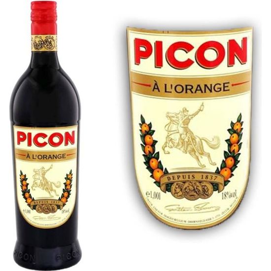 Picon Club orange 1 Litre 18° - La cave Cdiscount